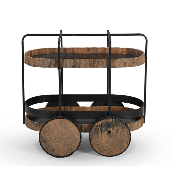 Barwagen Design Holz BELLAGIO » schwarz klein | baario®
